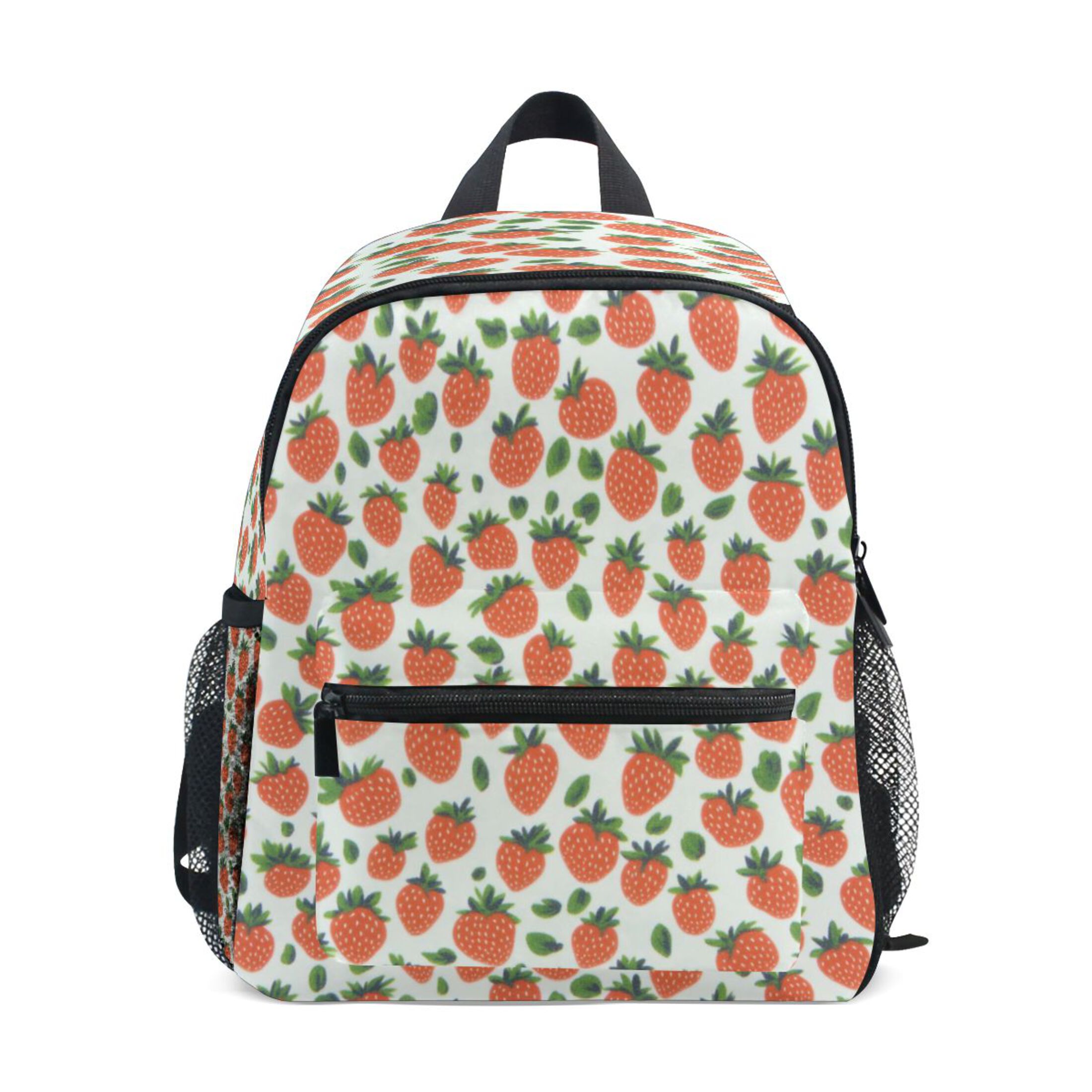 Mini Backpack Strawberry Pattern - Durable with Safety Features for 3-8 ...