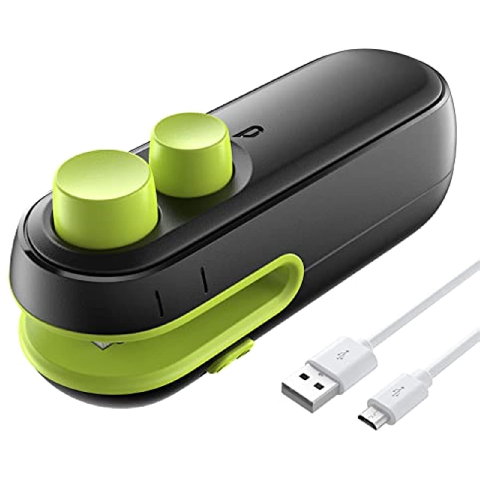 Mini Bag Sealer, 2 in 1 Heat Sealer For Snacks, Rechargeable Handheld ...