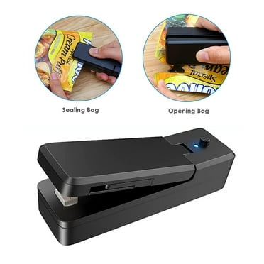 2025 Upgraded Mini Bag Sealer, 2 in 1 Heat Sealer with Cutter Rechargeable Chip Bag Sealer Heat ...