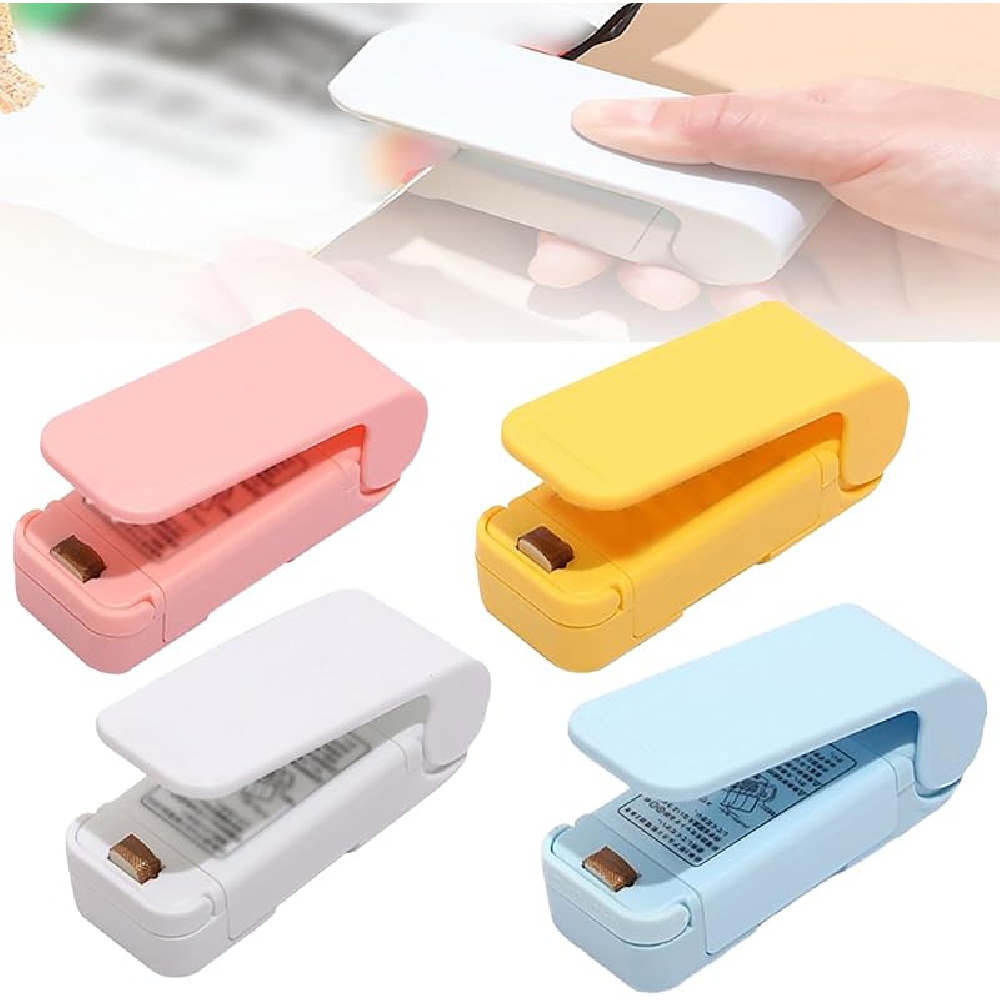 Mini Bag Sealer, 2024 Portable Mini Sealing Machine Handheld Heat Vacuum Sealer and Cutter 2 in ...