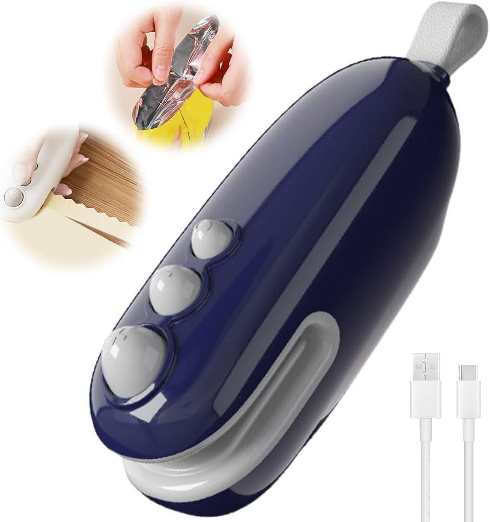 Mini Bag Sealer, 2025 Upgrade Portable Handheld Vacuum Food Sealer Bag ...