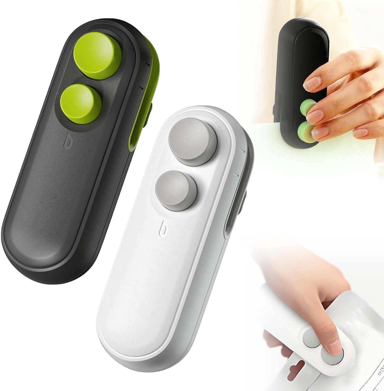 Mini Bag Sealer, 2026 New 2 in 1 Mini Bag Sealer with Cutter and Magnet ...