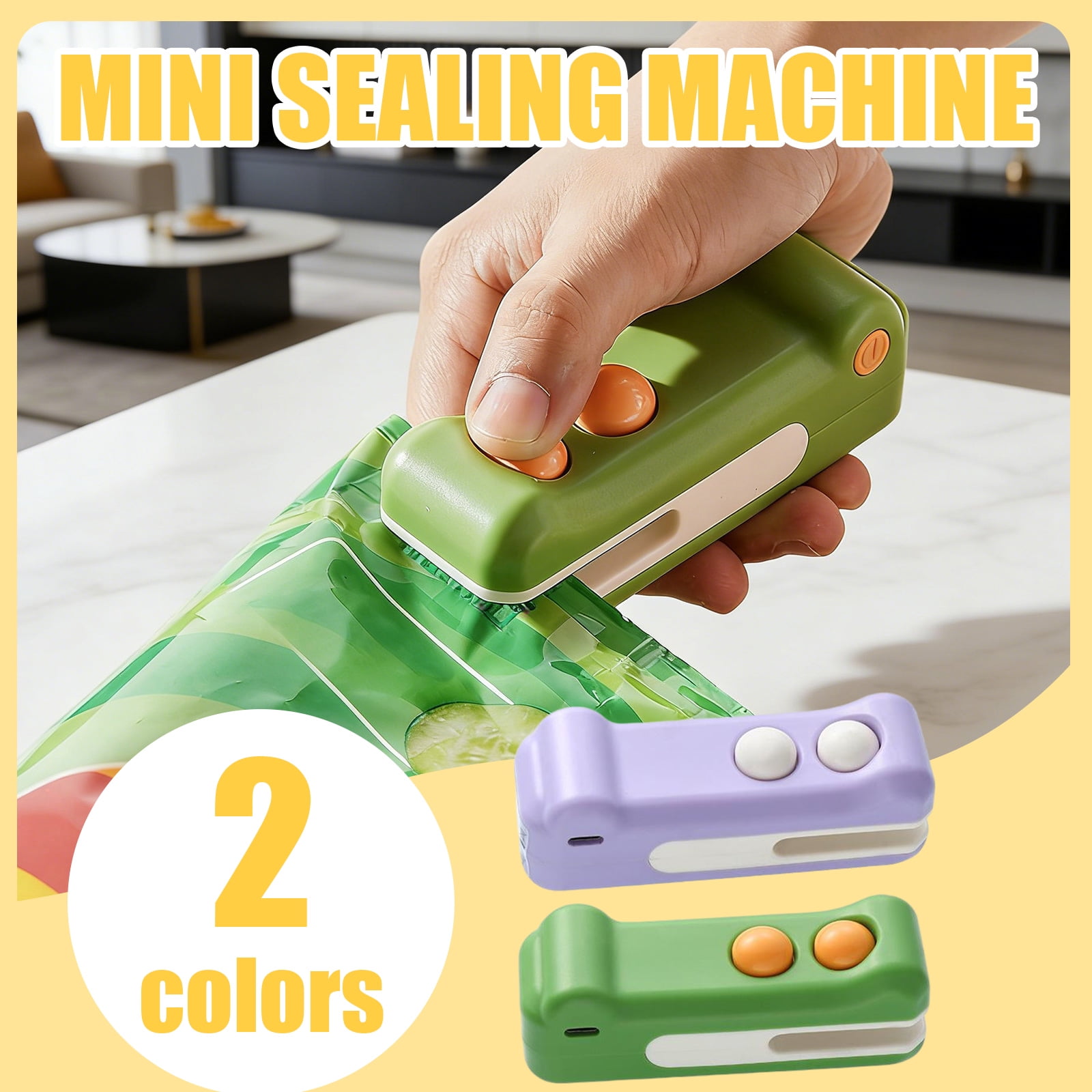 Mini Bag Sealer, 2026 New 2 In 1 Mini Bag Sealer With Cutter And Magnet ...