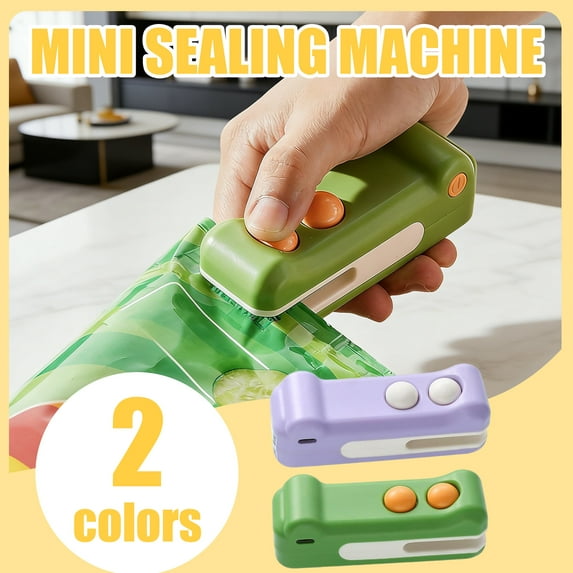 Mini Bag Sealer, 2026 New 2 In 1 Mini Bag Sealer With Cutter And Magnet ...