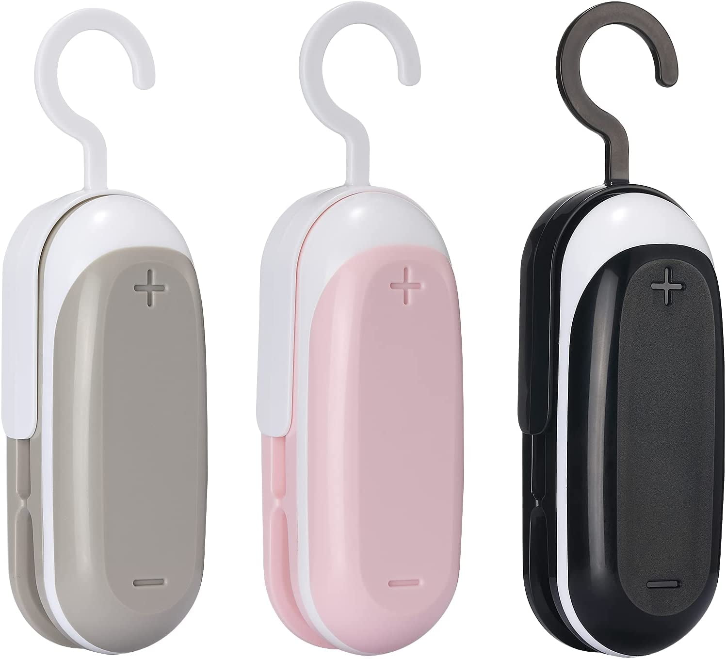 Mini Bag Sealer, 3 Packs Portable Heat Vacuum Sealers, Chip Bag Sealer ...