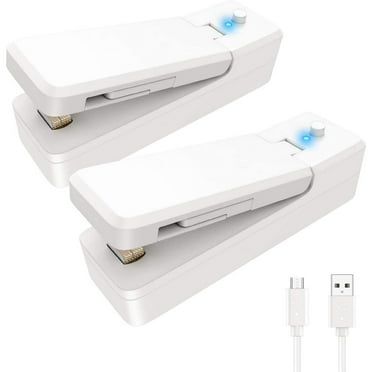 Mini Bag Sealer, USB Rechargeable Chip Bag Sealer Heat Seal, 2 in 1 USB Rechargeable Bag Sealer ...