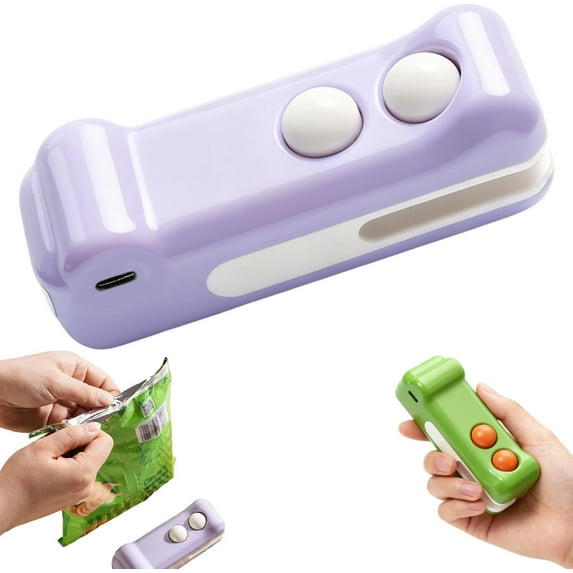 Mini Bag Sealer, Home Use Bag Resealer-Handheld, Portable Bag Seale for ...