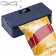 Mini Bag Sealer with Cutter & Magnet, LED Display, 6 Adjustable Heat ...