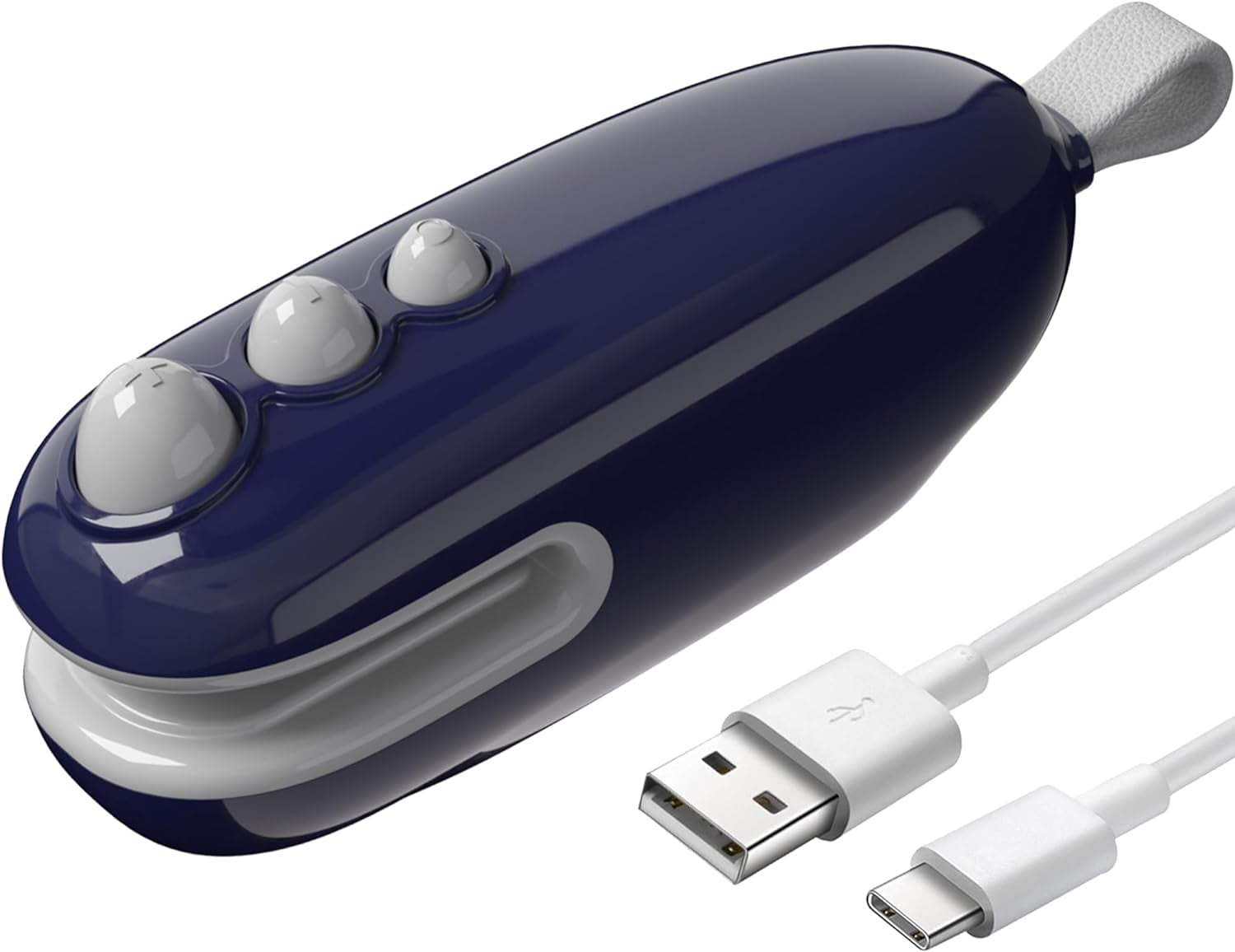 Mini Bag Sealer with Cutter, Rechargeable, Handheld Heat Machine ...