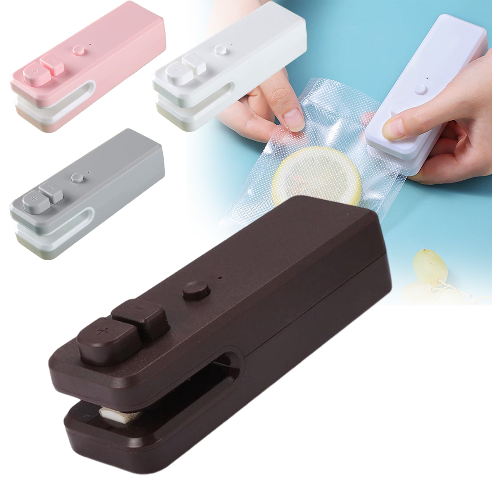 Mini Bag Sealing Machine Food Package Sealer Moisture-proof USB ...