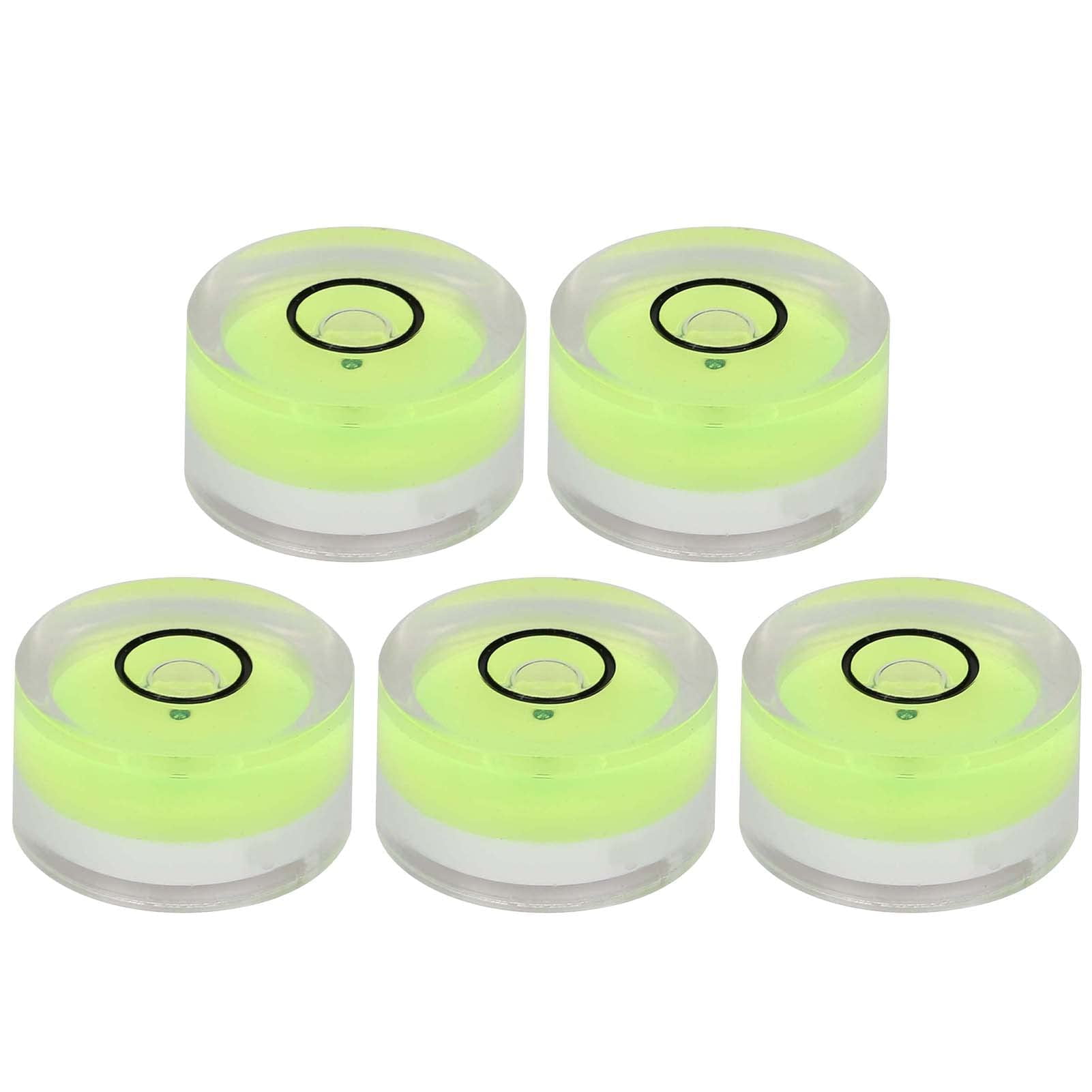 Mini Balance Bubble,5Pcs 15mm Diameter Round Bubble Level Spirit Leveling Gauge Balance Scale ...