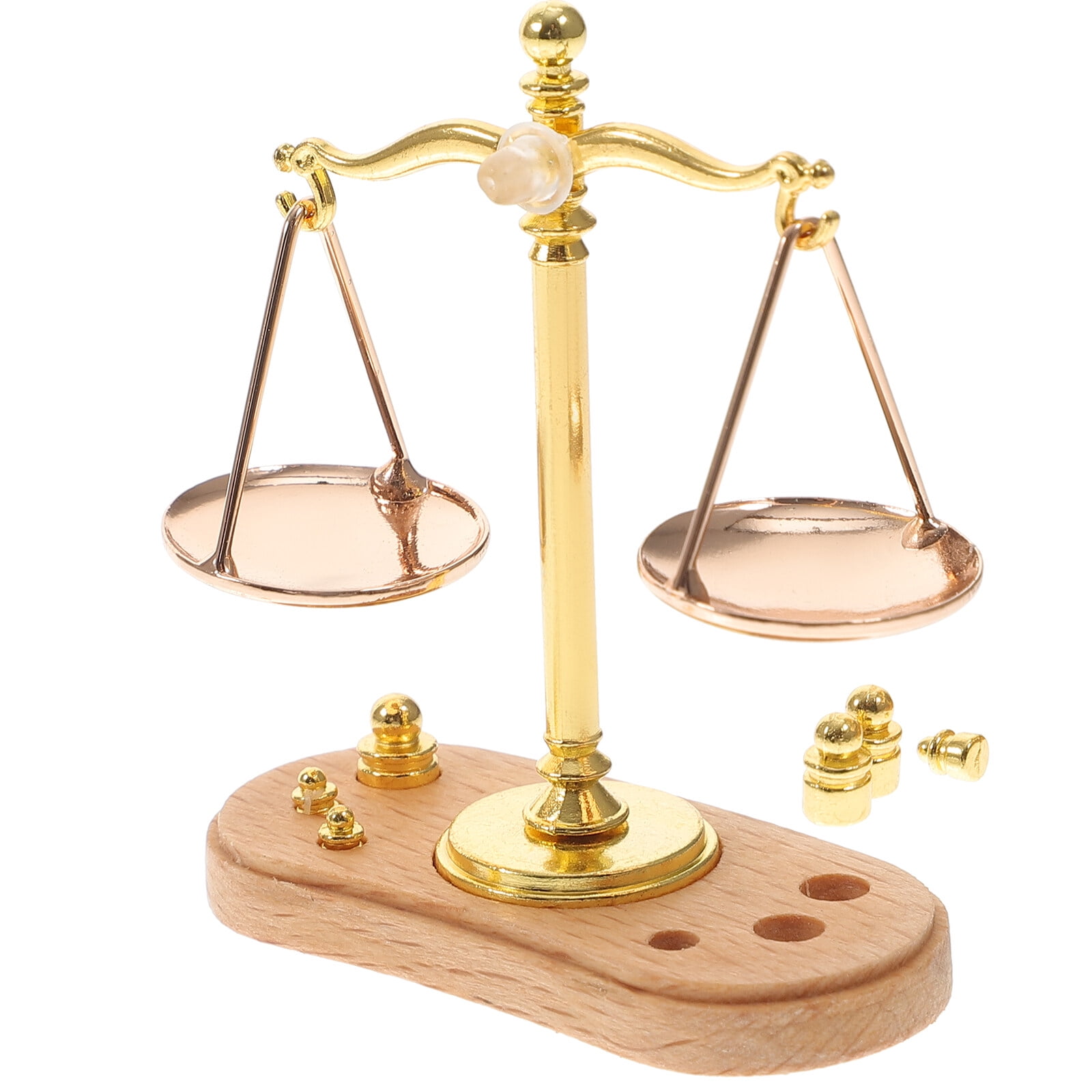 Mini Balance Models Vintage Decor Balance Scales Weight Mini Justice ...