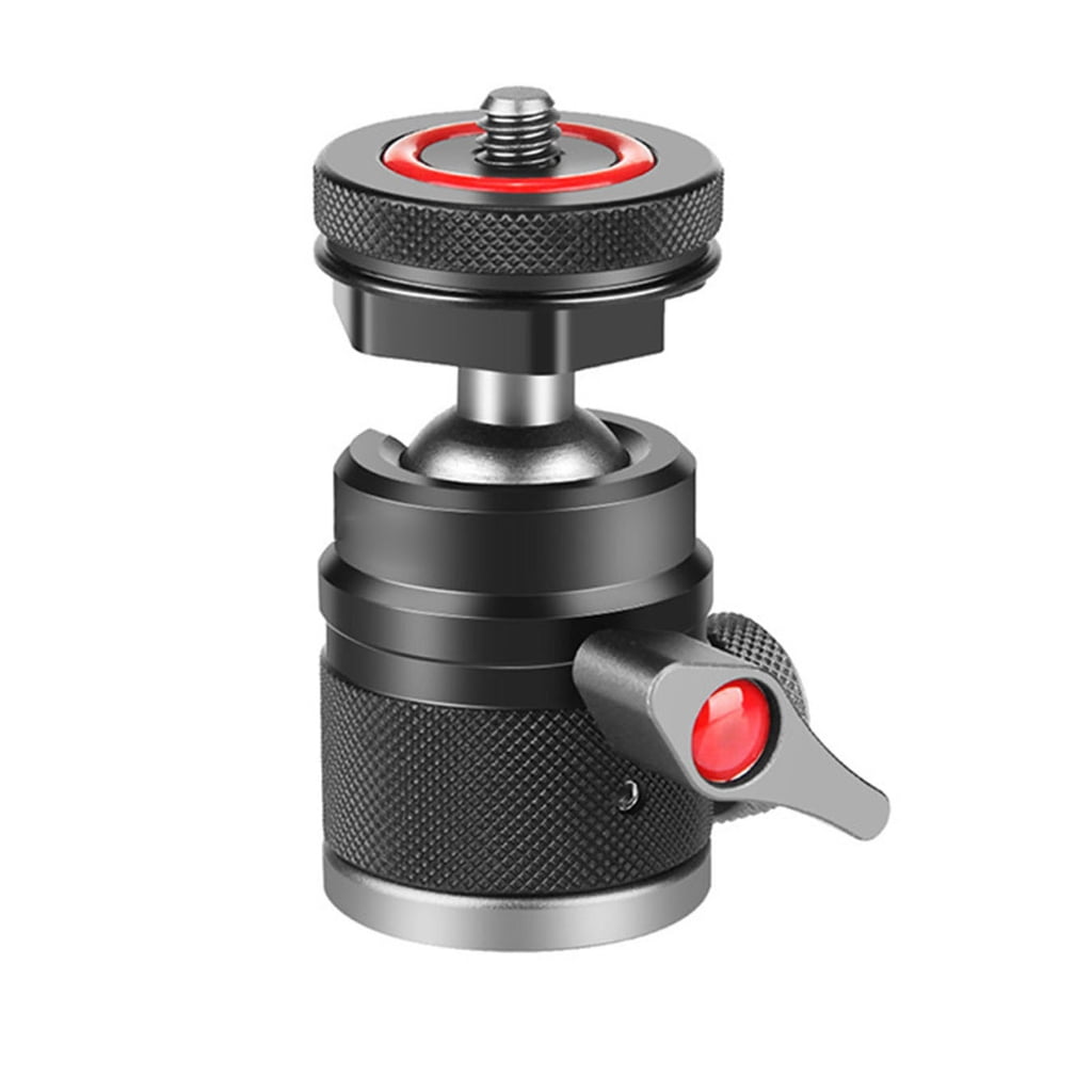 Mini BallHead, Tripod Head with Locking Knob,360°Rotatable BallHeads ...