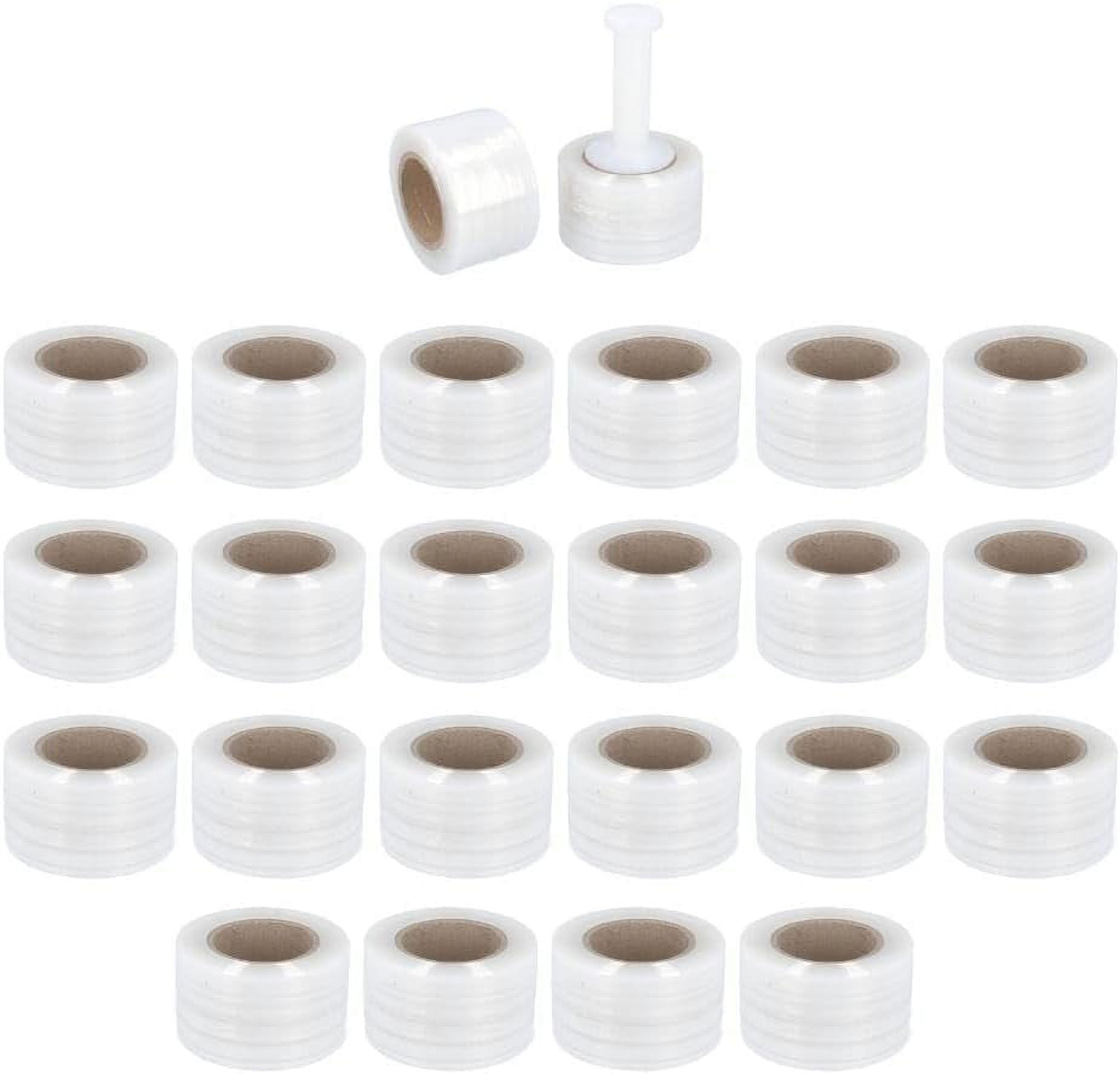 Mini Banding Stretch Wrap, 24 Rolls, 2 Inch x 1000 Feet, 80 Gauge ...