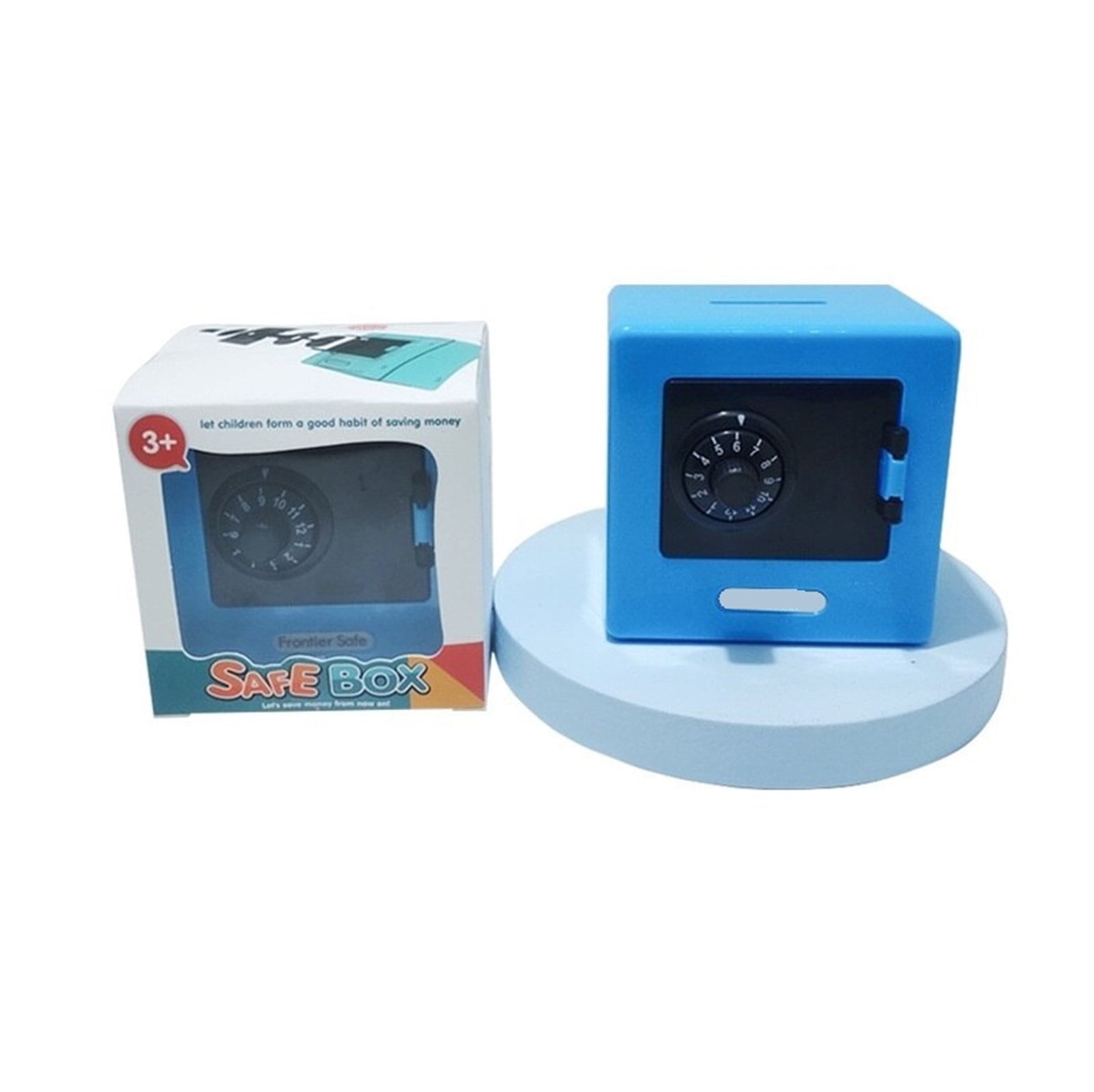 Mini Bank Money Box Retro Rotating Password Cash Coins Saving Box Bank ...