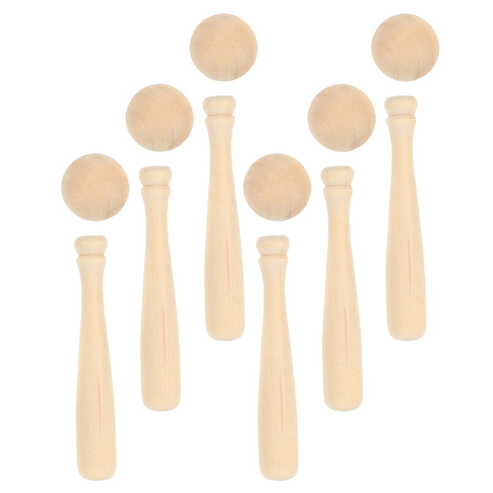 Mini Baseball Bat Miniature Toys Wood Crafts Wooden - Walmart.com