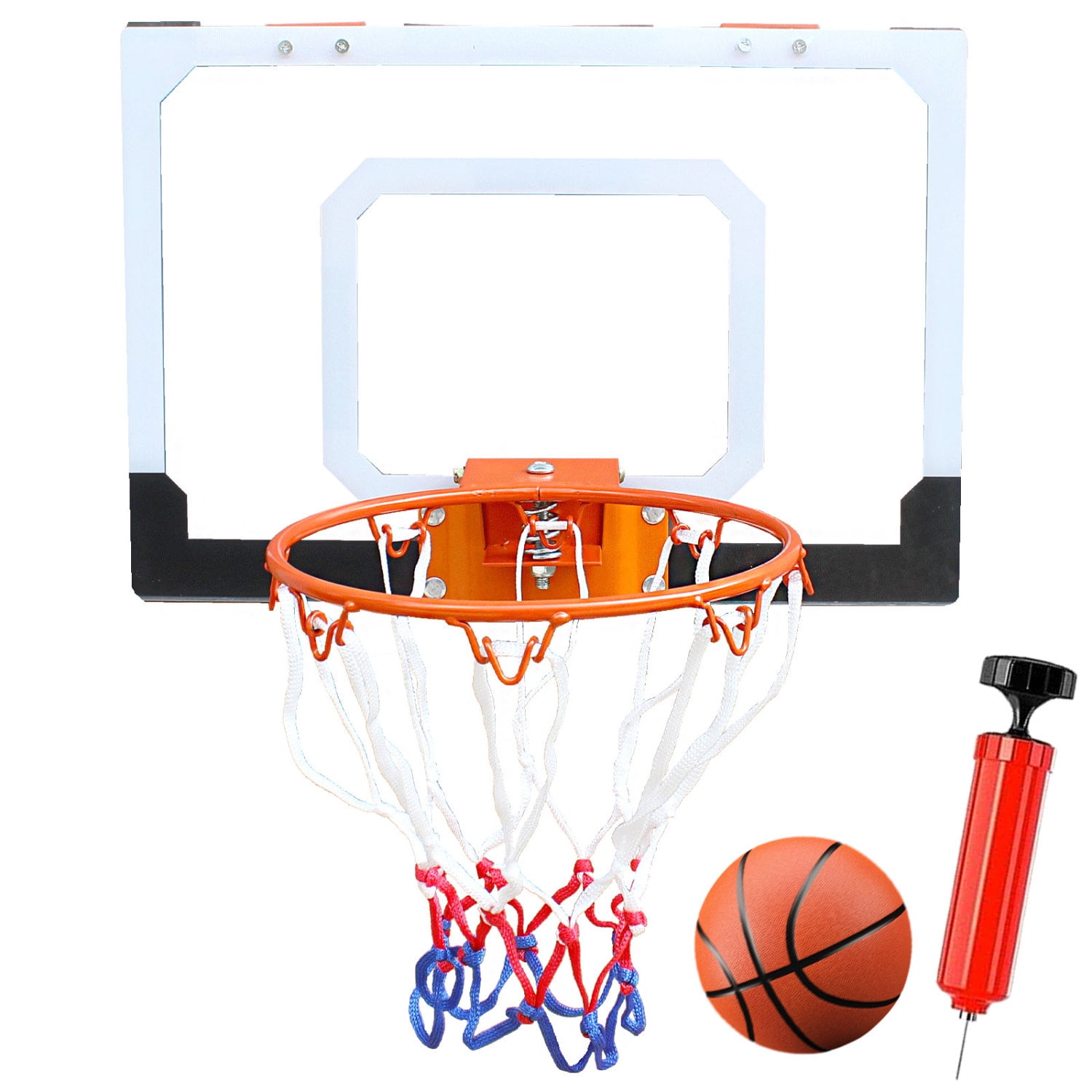 Mini Basketball Hoop Indoor Outdoor Adjustable Backboard Portable ...