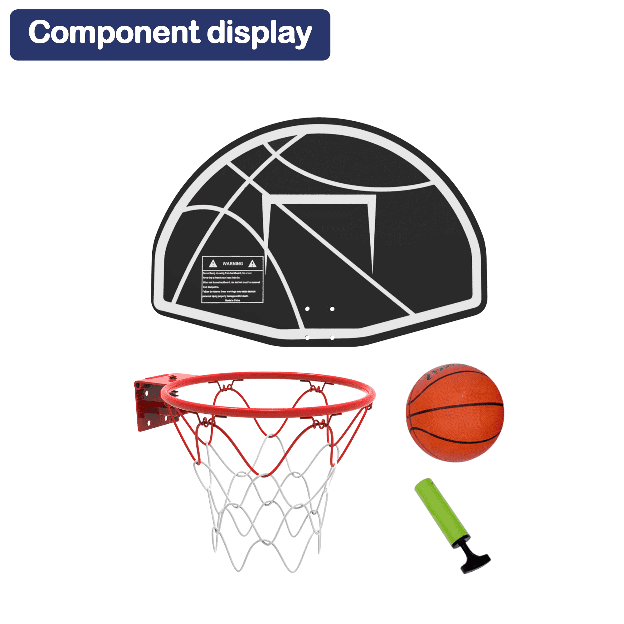Mini Basketball Hoop for Trampoline ,Trampoline Accessories Fit for ...
