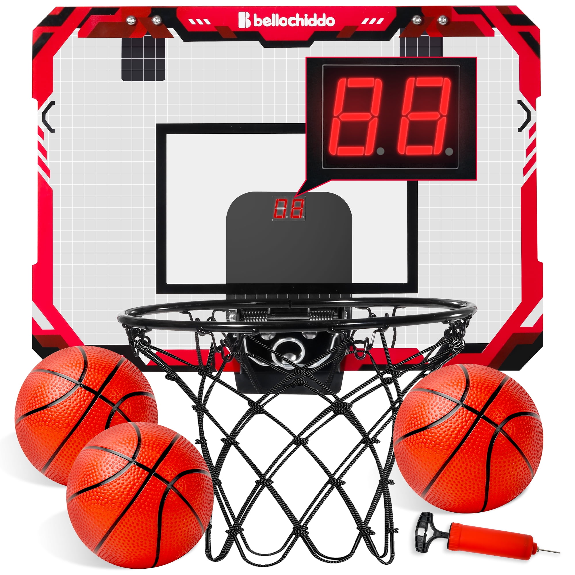 Mini Basketball Hoop, Toy Choi's Indoor Hoop, Over The Door Basketball ...