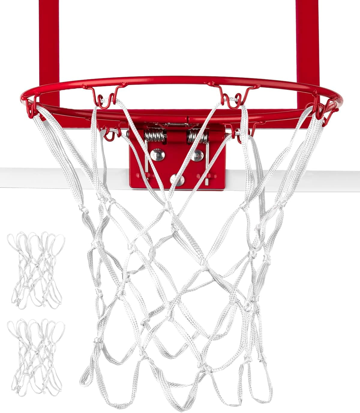 Mini Basketball Net Replacement 8 Loop [2 Pack], Vibrant Color, for ...