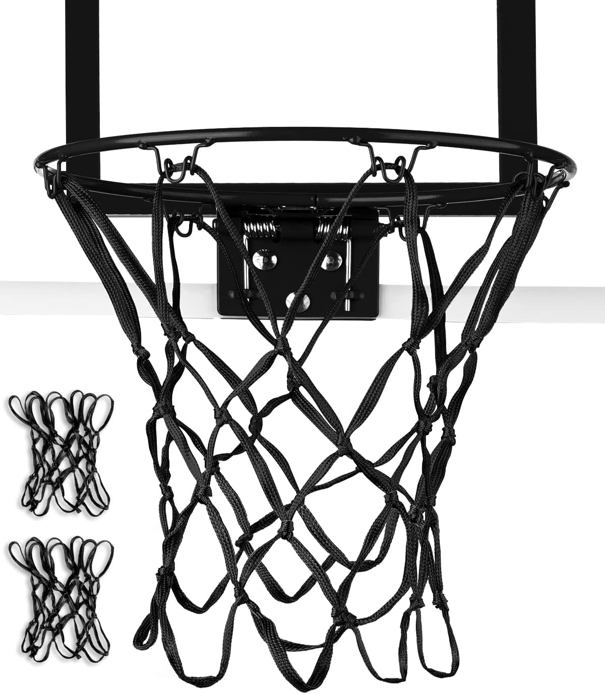 Mini Basketball Net Replacement 8 Loop [2 Pack], Vibrant Color, for ...