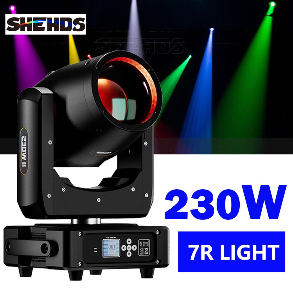 Mini Beam 230W 7R Moving Head Stage Light DMX512 Spot Lighting DJ Disco ...