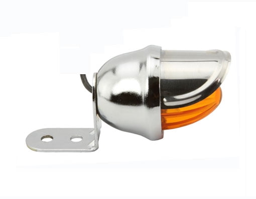 Mini Bee Light Chrome/Amber. Bike light, bicycle light, lowrider ...