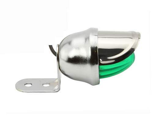 Mini Bee Light Chrome/Green. Bike light, bicycle light, lowrider ...