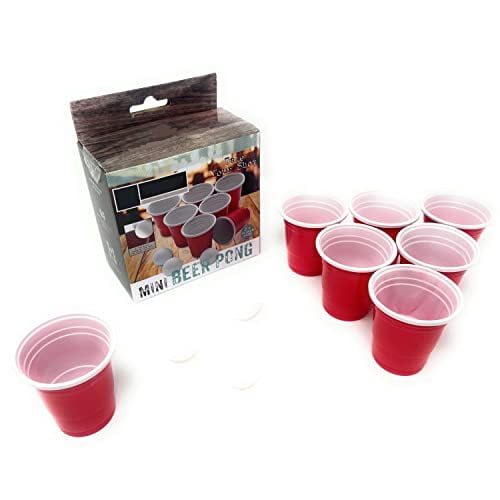 Mini Beer Pong Game - Fun Adult Drinking Games for Adults Only - Mini ...