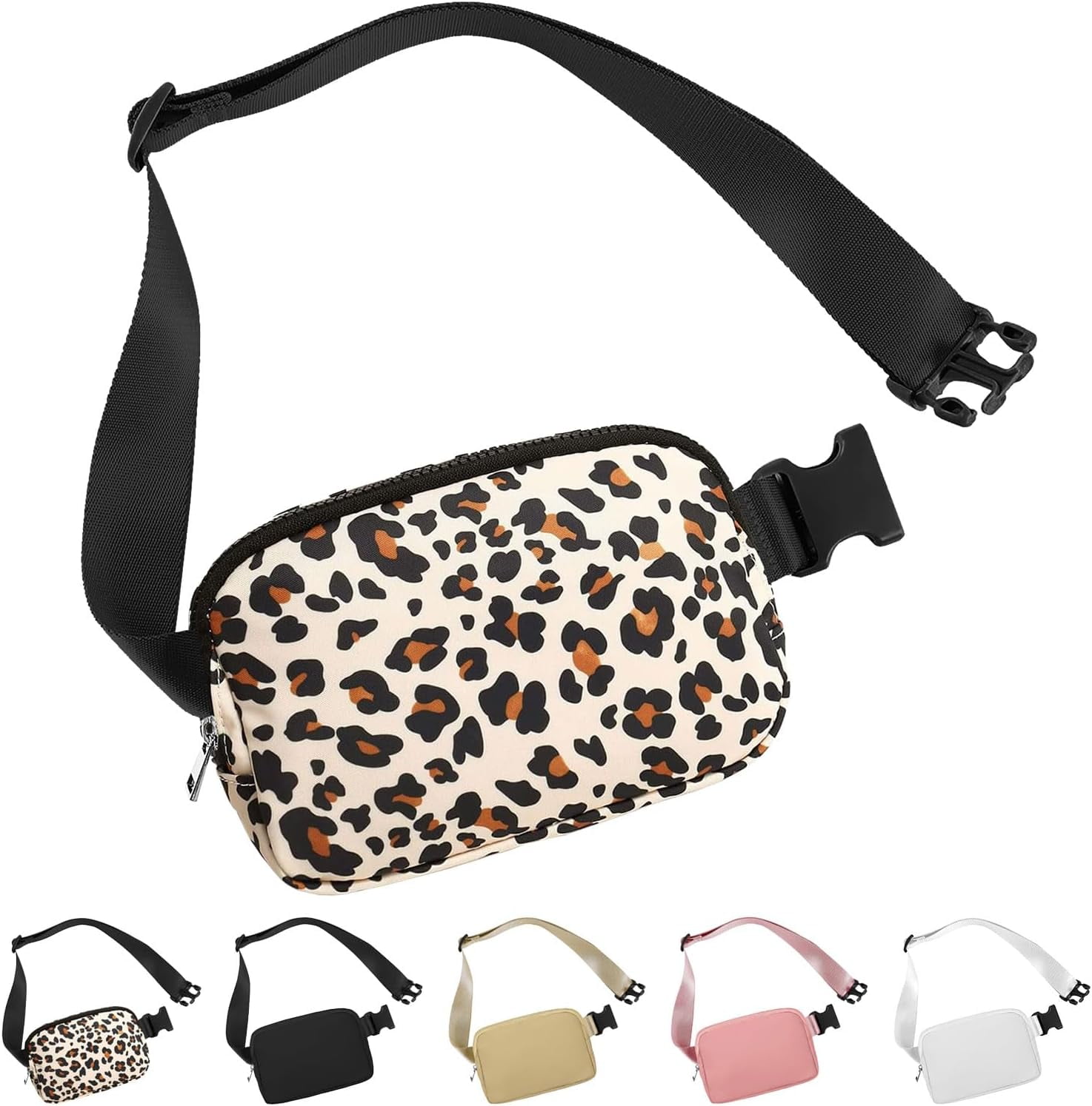 Mini Belt Bag Fanny Pack for Women, Crossbody Packs Lightweight Fashion ...