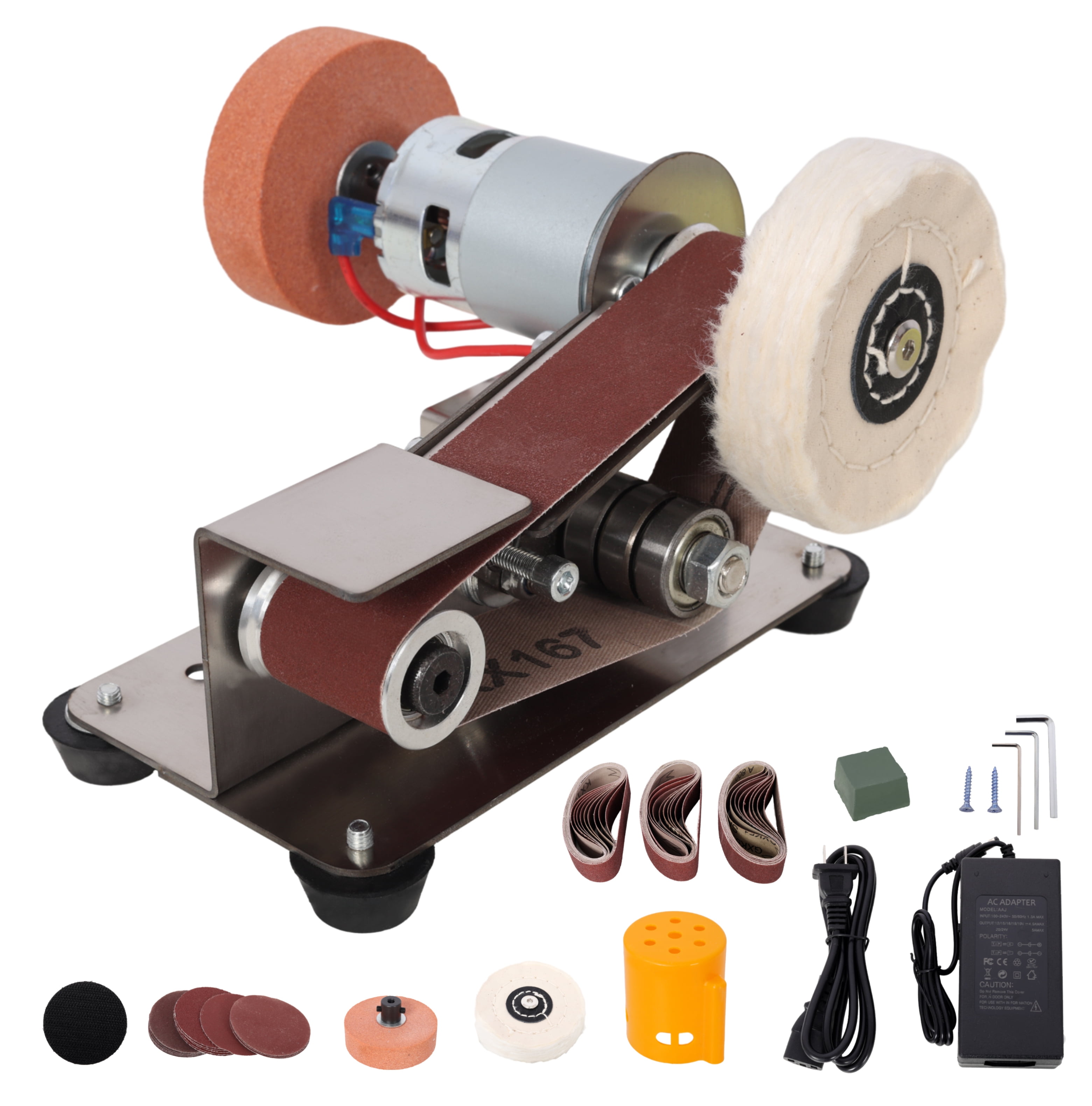 Mini Belt Sander, Electric Small Sander Knife Making Supplies, 7 ...