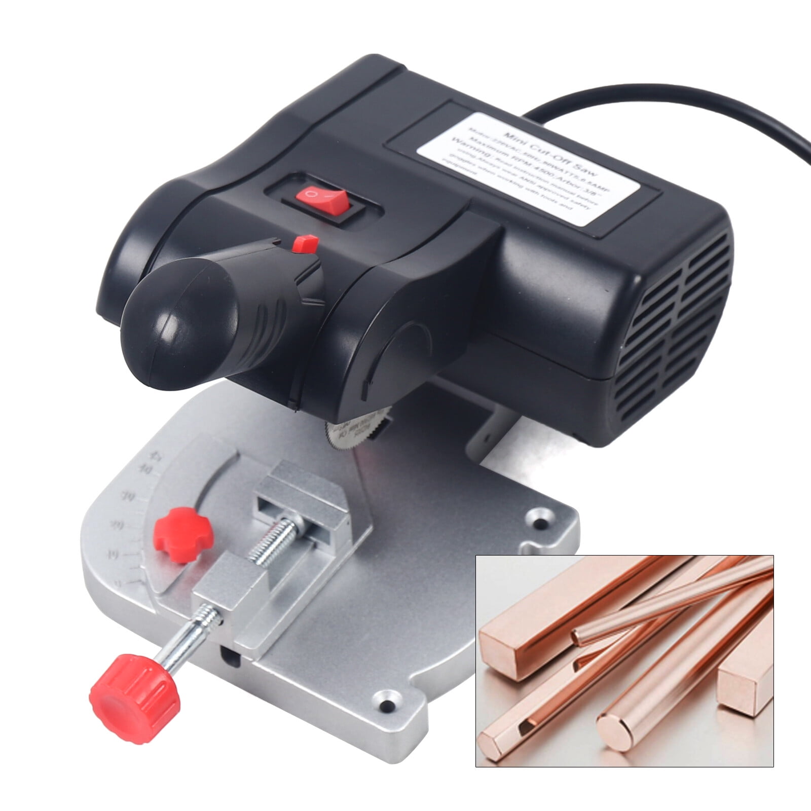 Mini Bench Cut Off Saw Desktop Benchtop Cuts Metal Wood Cutting+2 ...