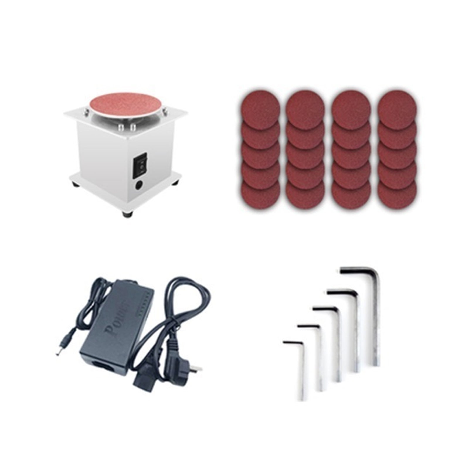 Mini Bench Disc Sander Sanding Roller Electric Edge Sharpener 7 ...