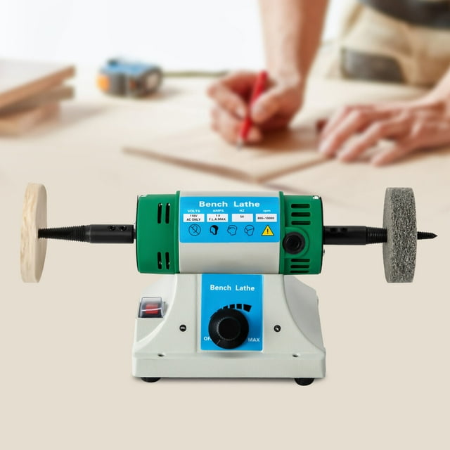 Mini Bench Lathe Polishing Machine Buffing Motor Jewelry Polisher ...