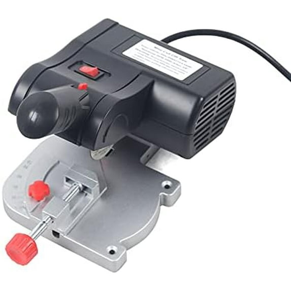 Mini Benchtop Cut-off Miter Saw for Wood Metal Plastic Moulding Cutting ...