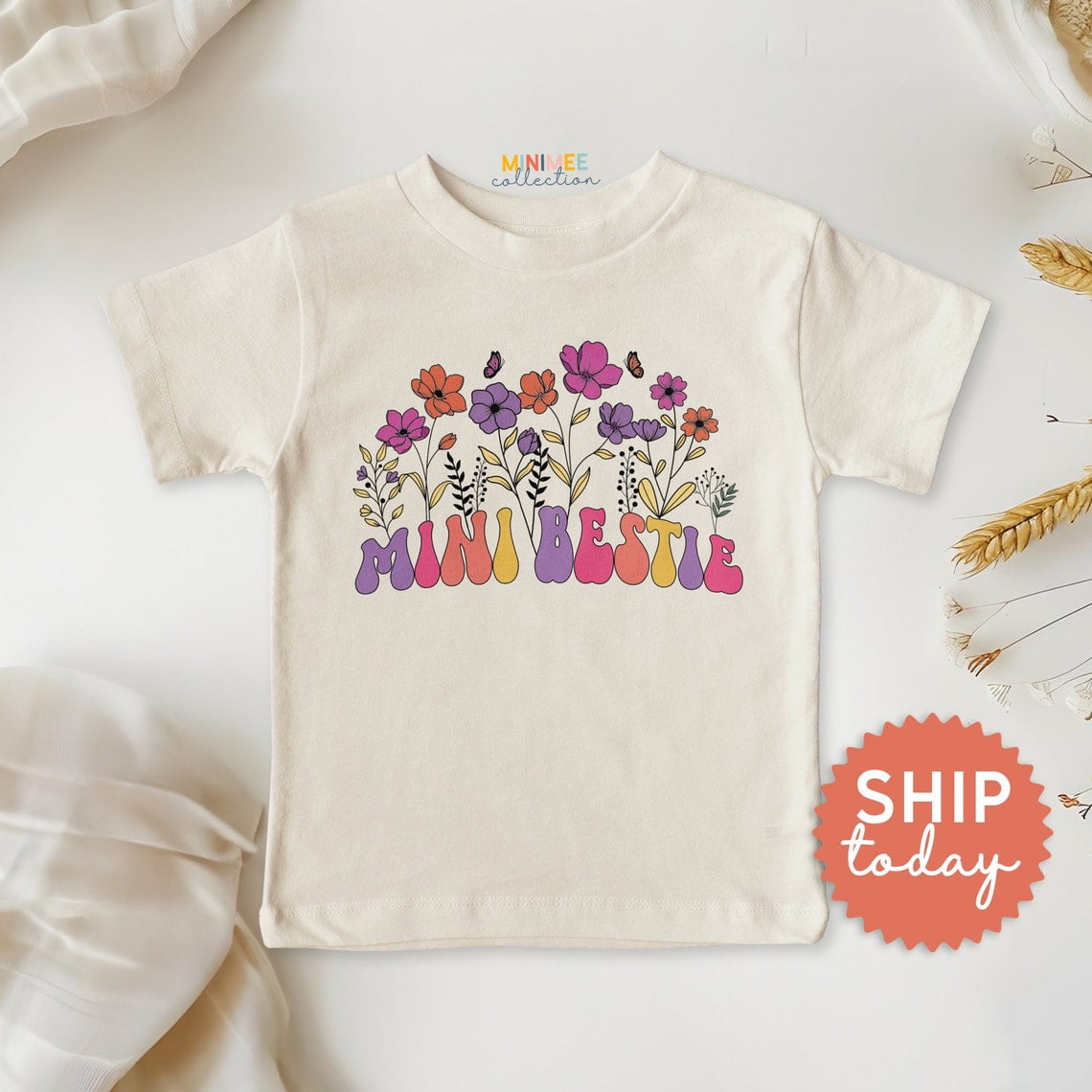 Mini Bestie Shirt, Mommy And Me Toddler Clothes, Baby Shower Present ...