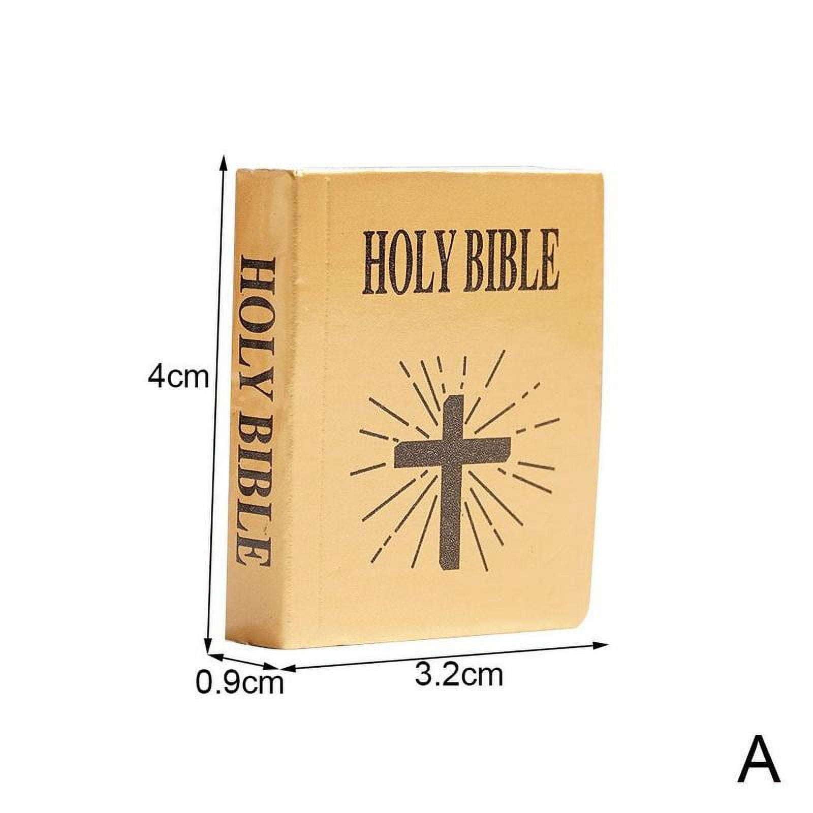 Mini Bible Pocket Book 1/12 Dollhouse Miniature Book Bedroom ...