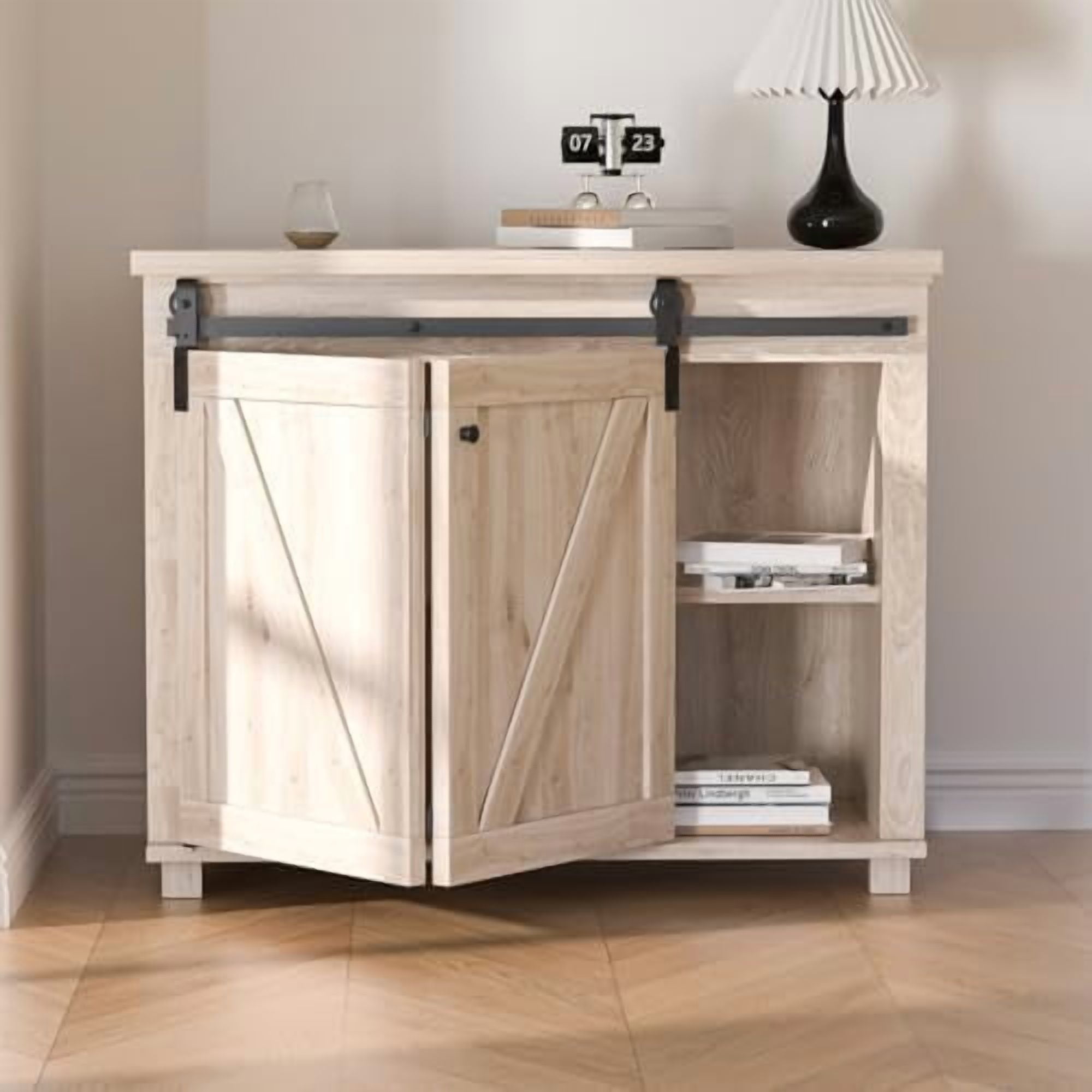 Mini Bifold Barn Door Hardware Kit 30"/2.5FT Sliding Track for Closet ...