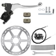 Mini Bike Brake Lever 180mm Disc Brake Rotor + Rear Brake Caliper Works ...