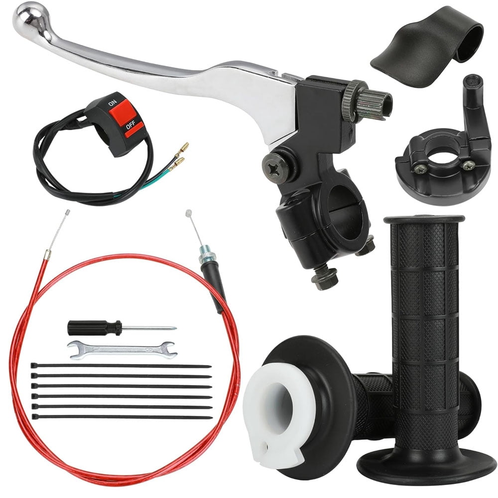 Mini Bike Brake Lever 7/8 Twist Throttle Handle Cable Kit Fit for ...