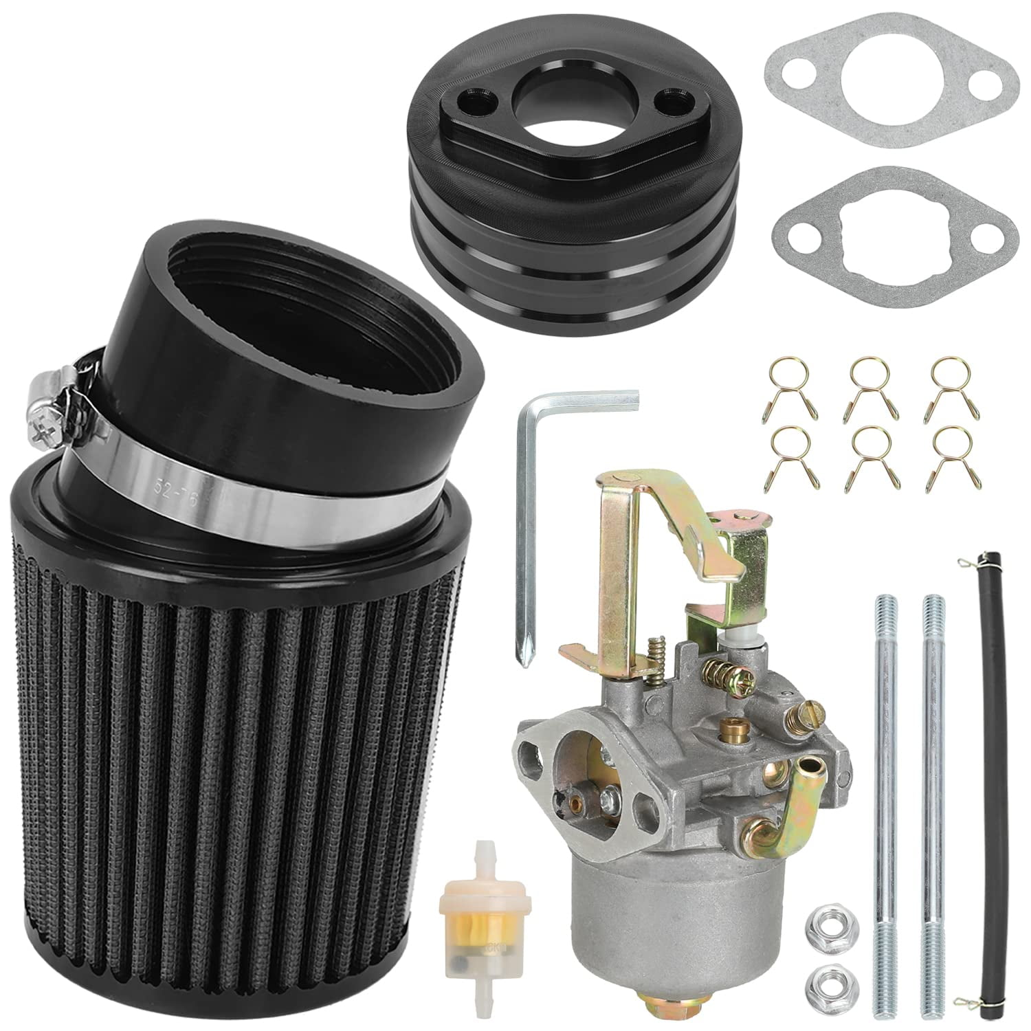 Mini Bike Carburetor Air Filter Adapter Kit Compatible with Coleman ...
