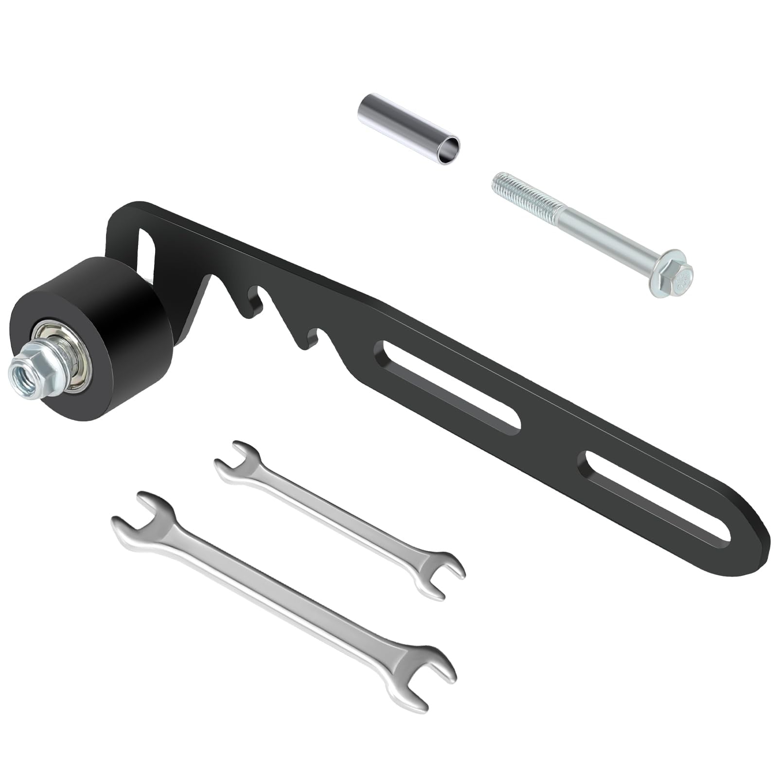 Mini Bike Chain Tensioner Adjuster Bracket with Roller Replacement for ...