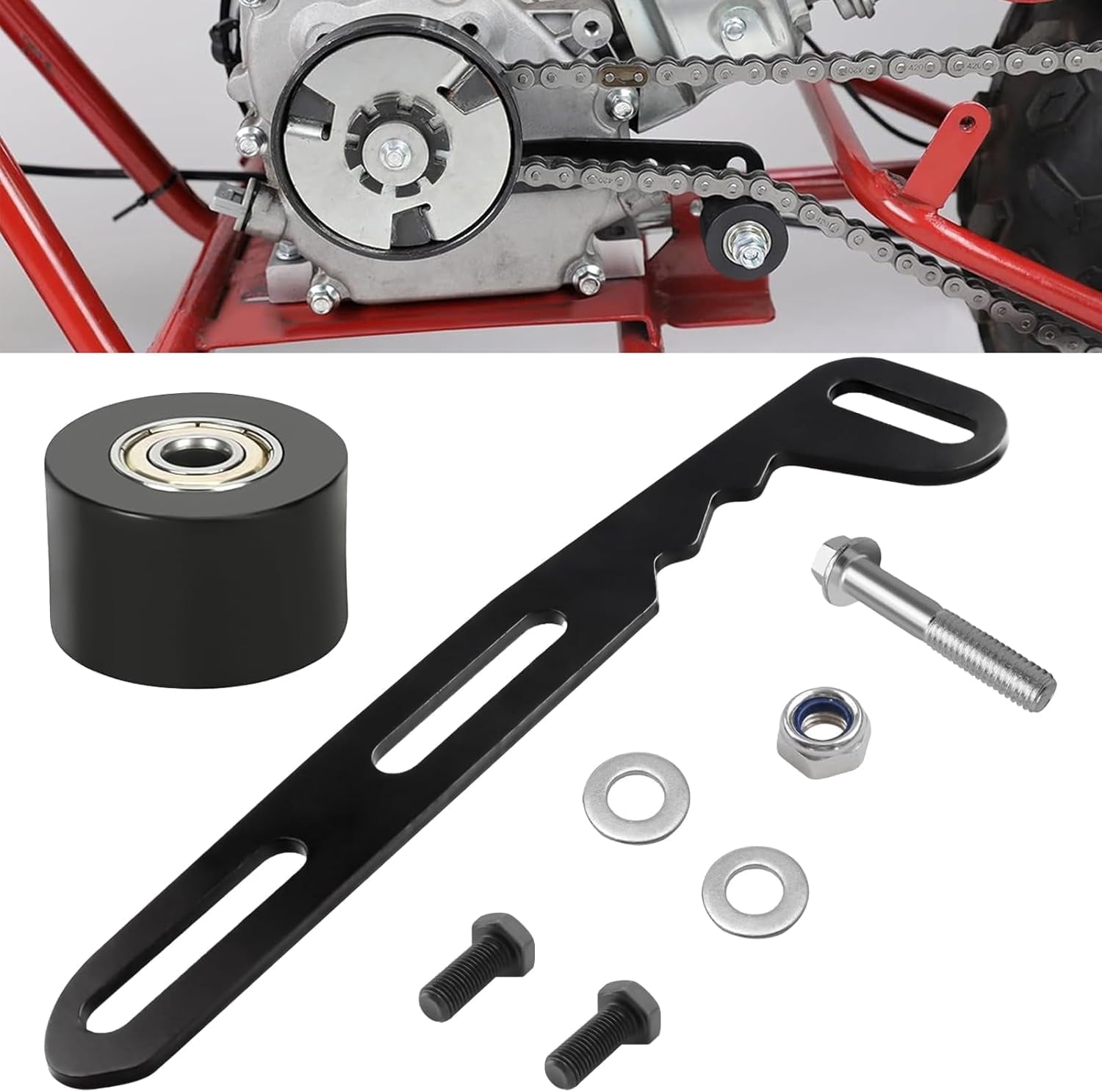 Mini Bike Chain Tensioner Adjuster, Compatible with Predator 212cc ...