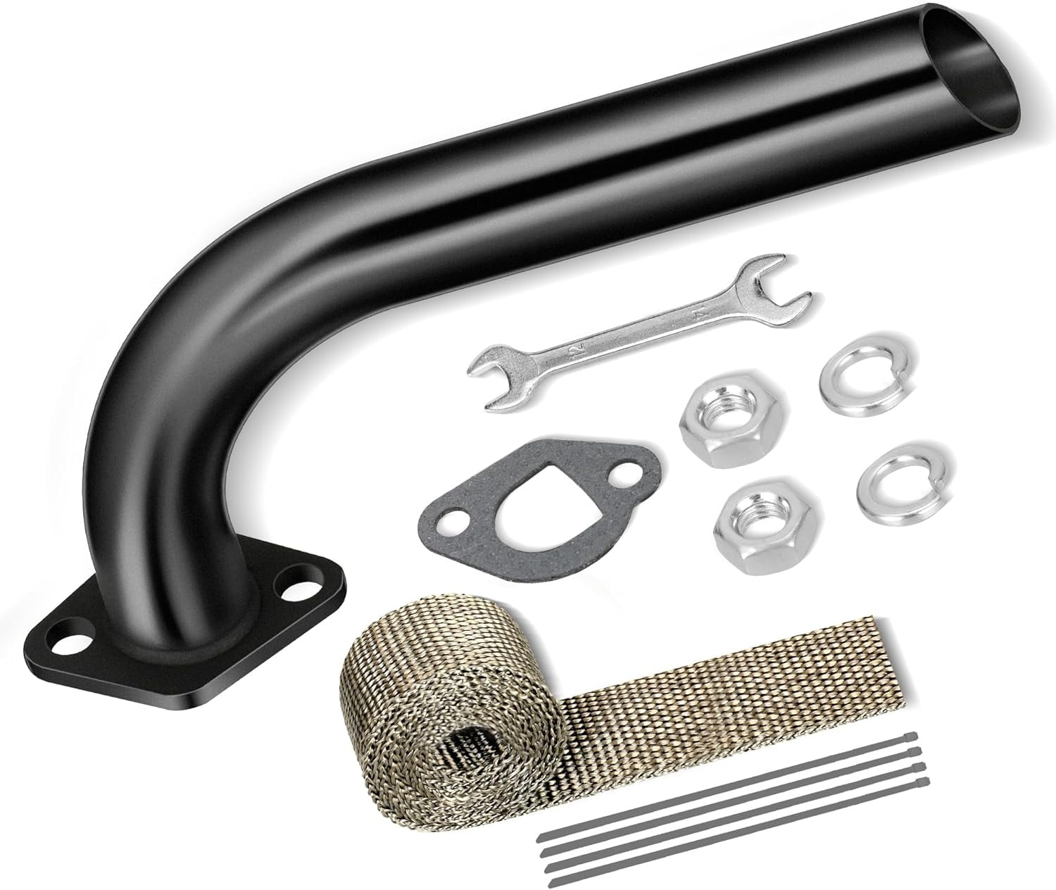 Mini Bike Exhaust Pipe Kit for Predator 212cc 224cc 196cc Coleman ...