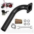 Mini Bike Exhaust Pipe Kit for Predator 212cc 196cc Mini Bike and Go ...