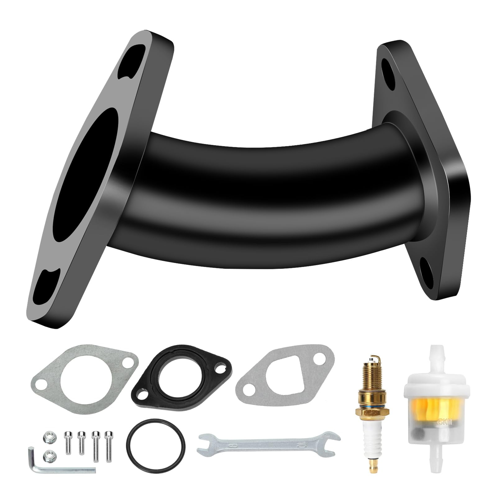 Mini Bike Intake Manifold Pipe Compatible with Predator 212cc 196cc ...