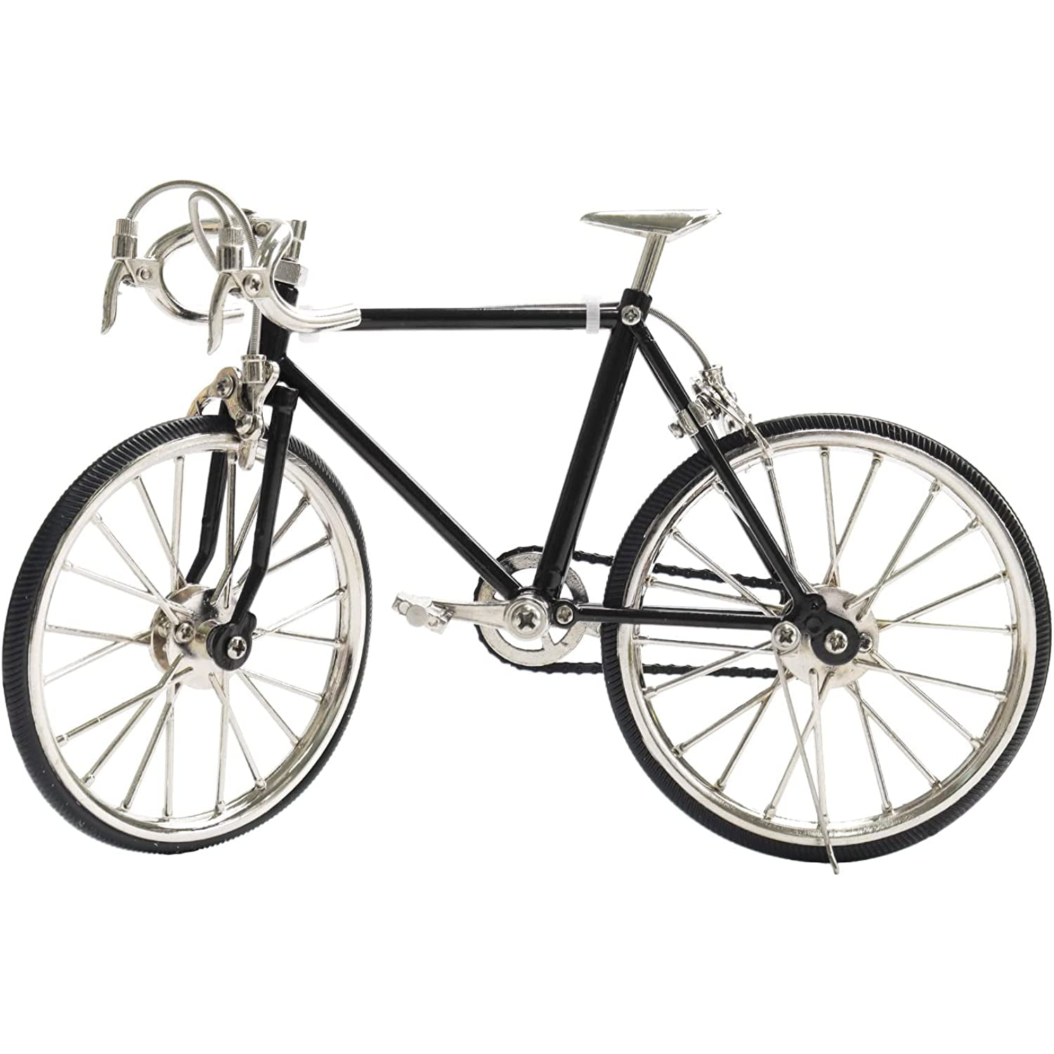 Mini Bike Model Miniature Racing Bicycle Figurine 1:10 Scale Small ...