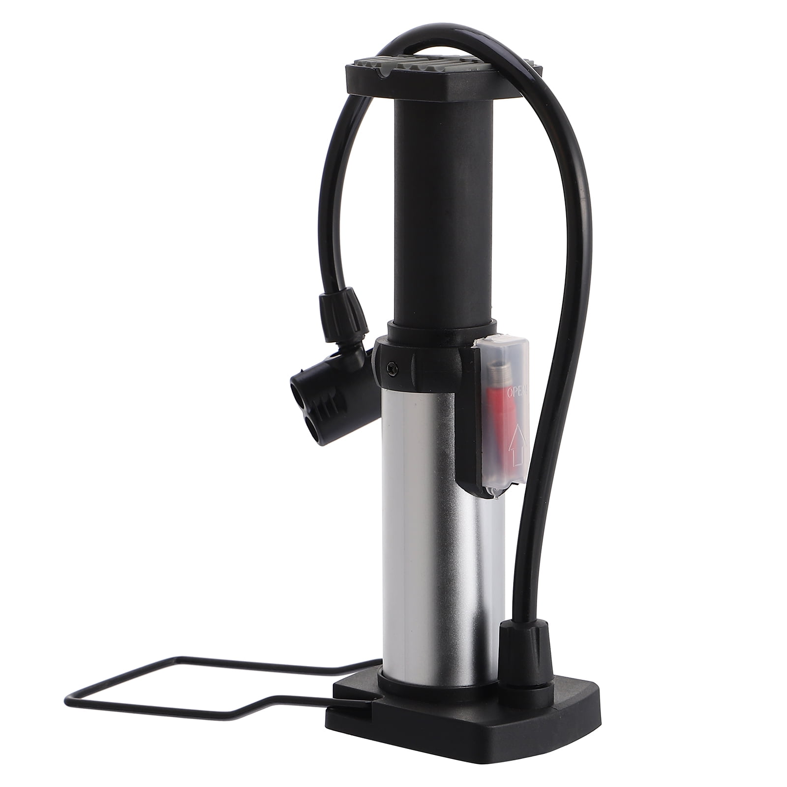 Mini Bike Pump Inflator with Pressure Gauge Portable Bike Air Pump Bike ...