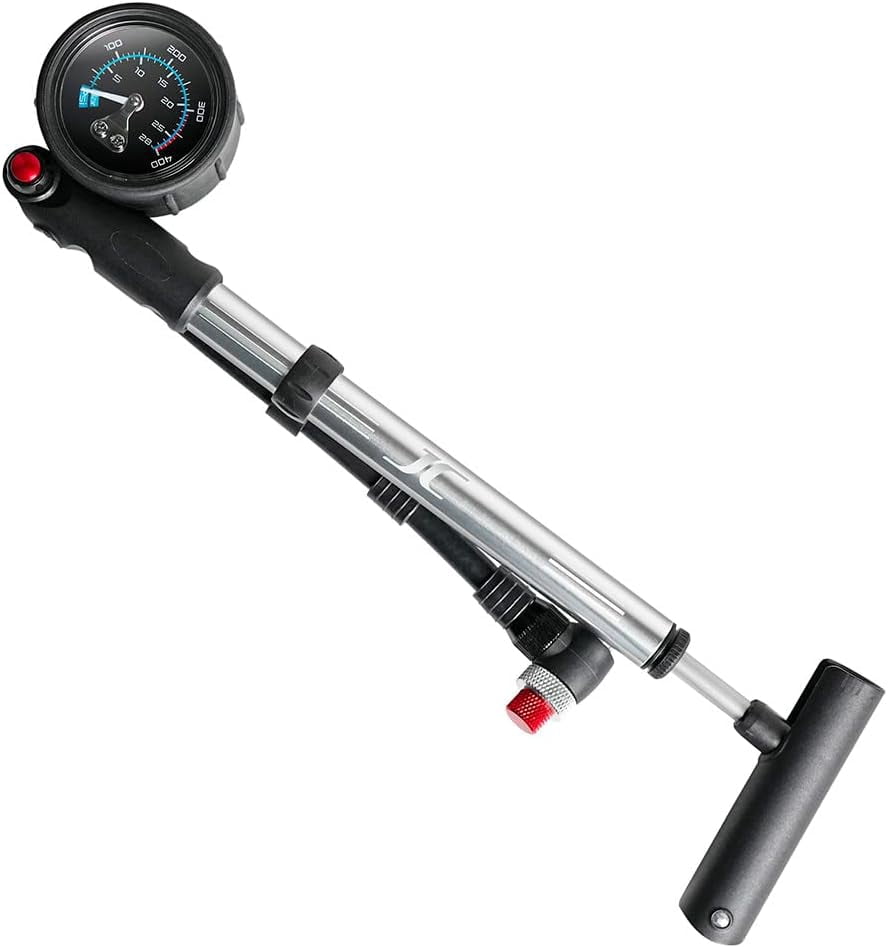 Mini Bike Pump Portable Frame Pump, Shock Pump for Bike Shock, Air Ball ...