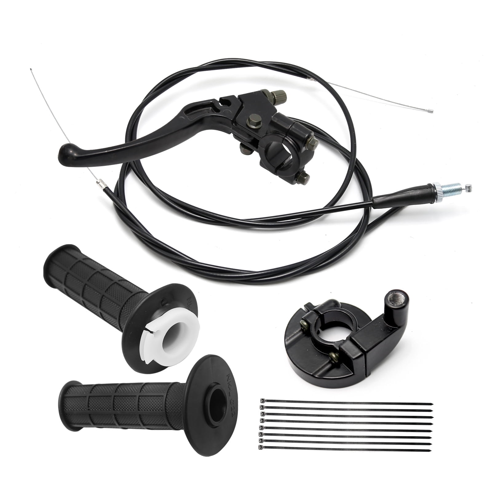 Aningo Mini Bike Throttle Cable Kit with Right Brake Lever, 7/8" Twist ...